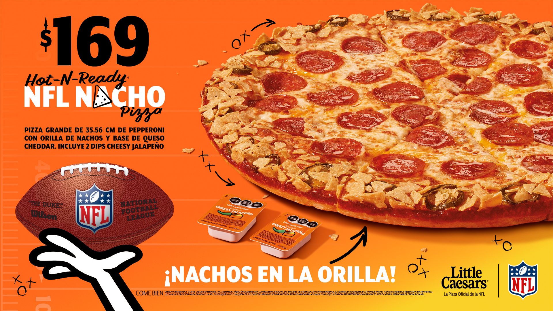 Little Caesars sorprende con su nueva NFL Nacho Pizza, el sabor ...